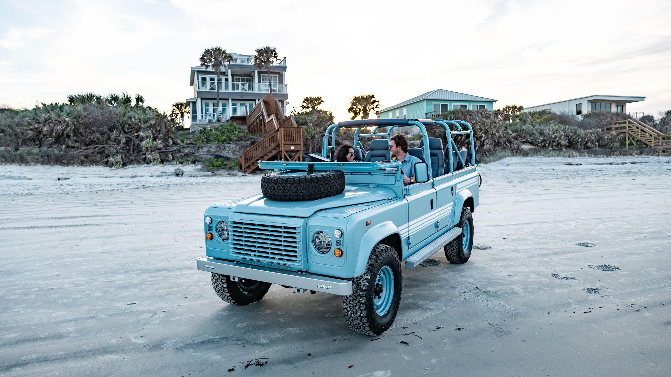 ECD Beach Runner Is A $250,000 Land Rover Defender Built For The Beach