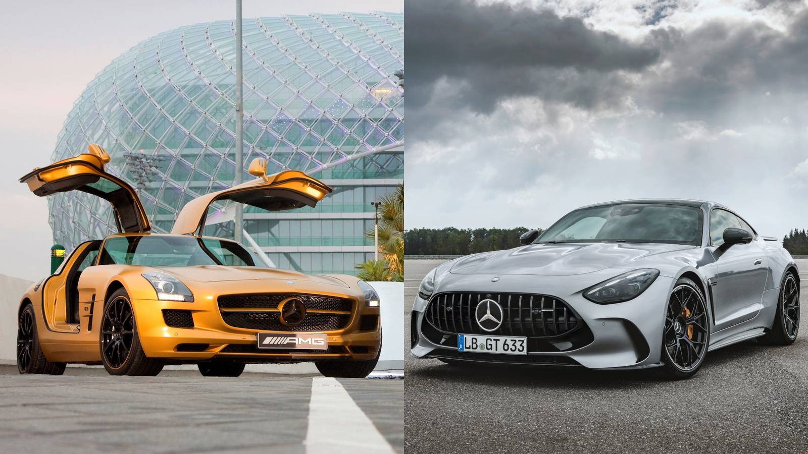 New Vs. Old: 2024 Mercedes-AMG GT 63 vs. Mercedes-Benz SLS AMG