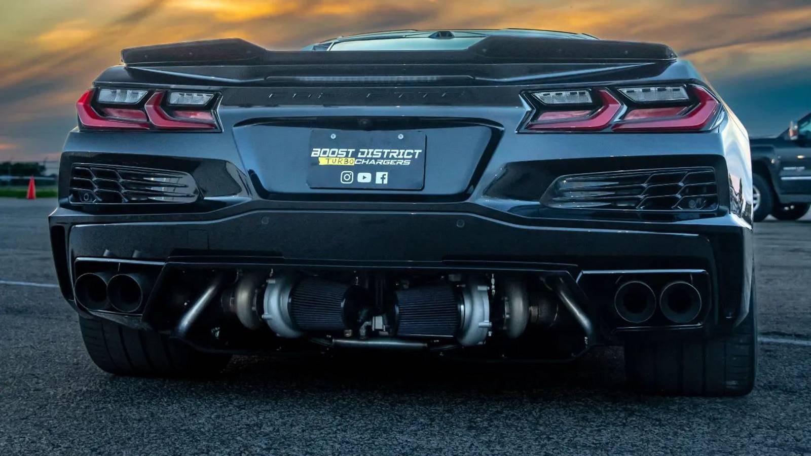 World's First Twin-Turbo Chevrolet Corvette E-Ray Grabs Quarter-Mile Record