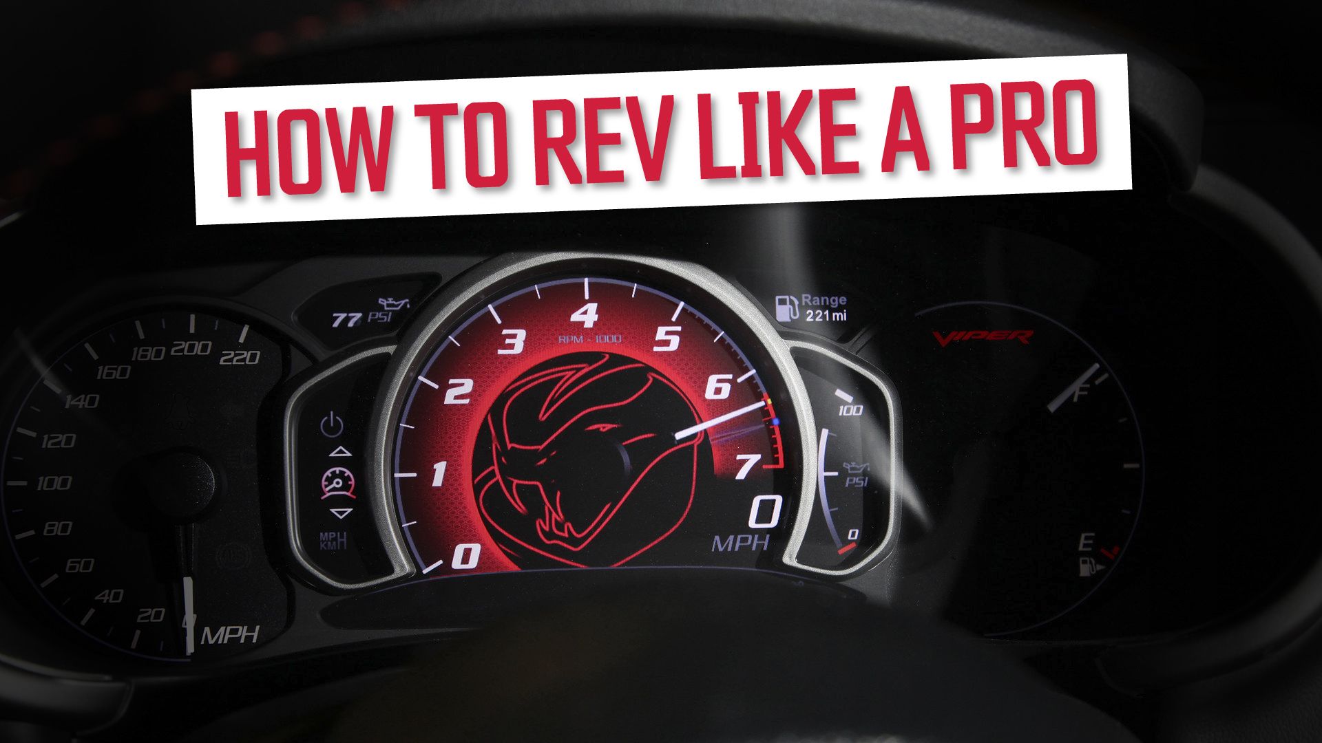 How To Rev A Car: Uncovering The Good, The Bad, And The Ugly Of Revving ...