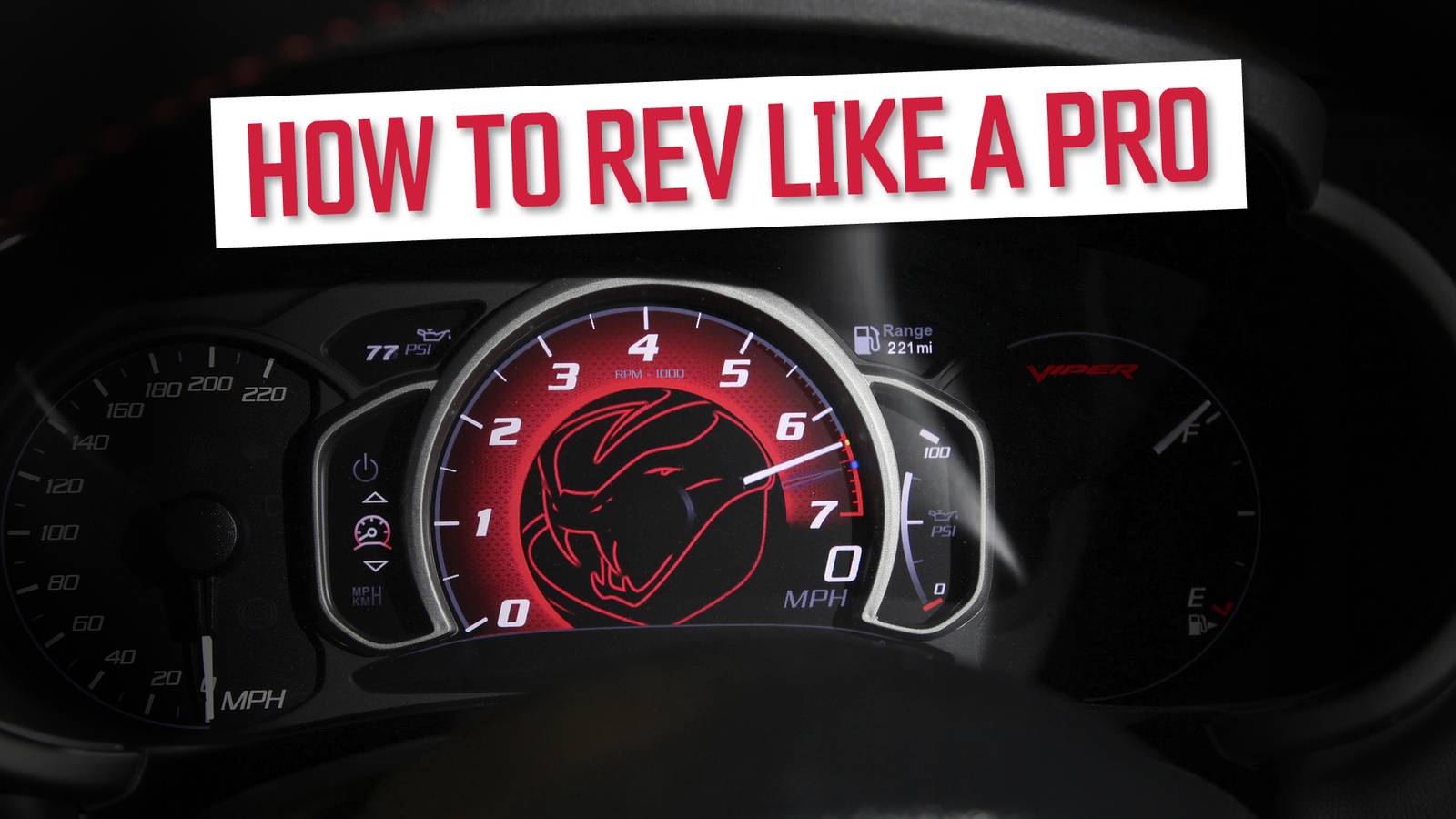 How To Rev A Car: Uncovering The Good, The Bad, And The Ugly Of Revving ...