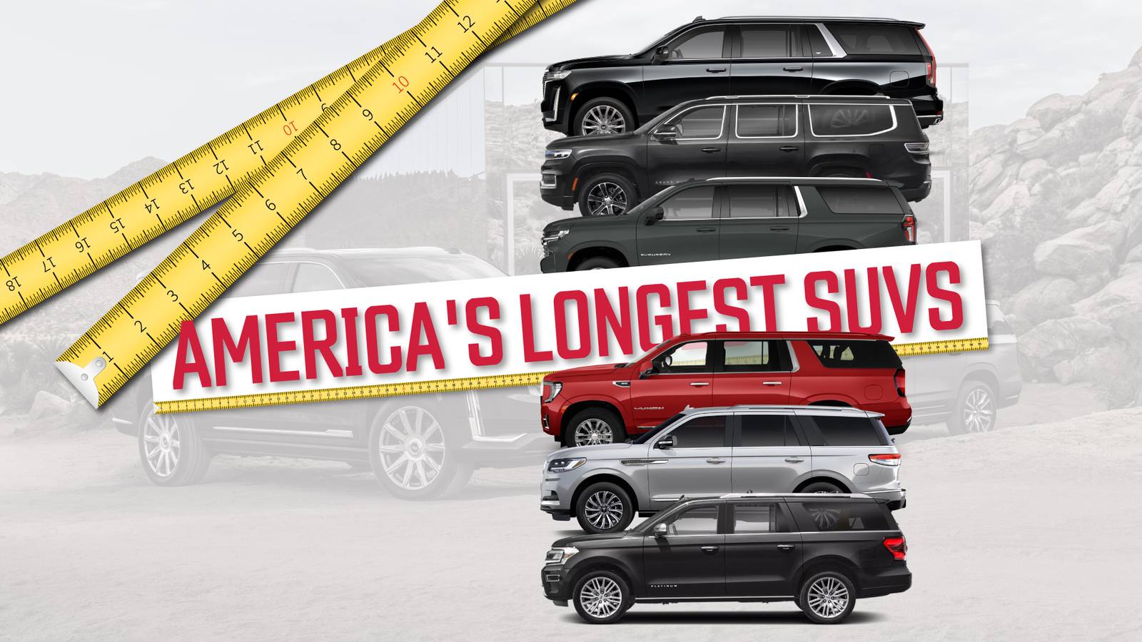 America's Biggest SUVs Ranked By Length