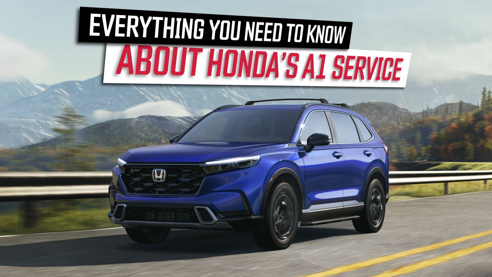 What Is The Honda A1 Service?