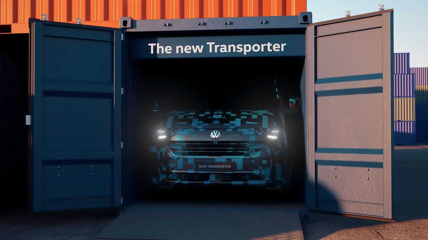 Volkswagen Teases All-New Transporter With Electric, Plug-In Hybrid ...