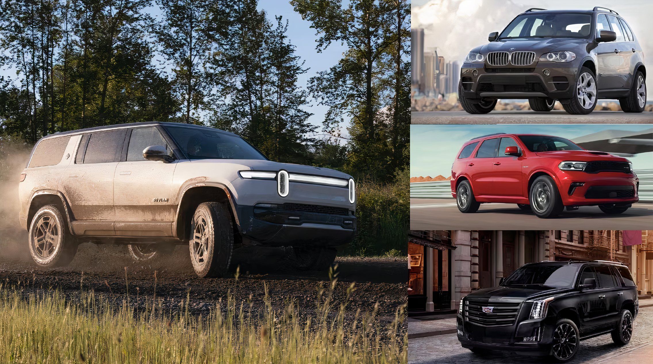 You'll Spend Half The Price Of a New Rivian R1S On These 10 Used SUVs With V8 Engines