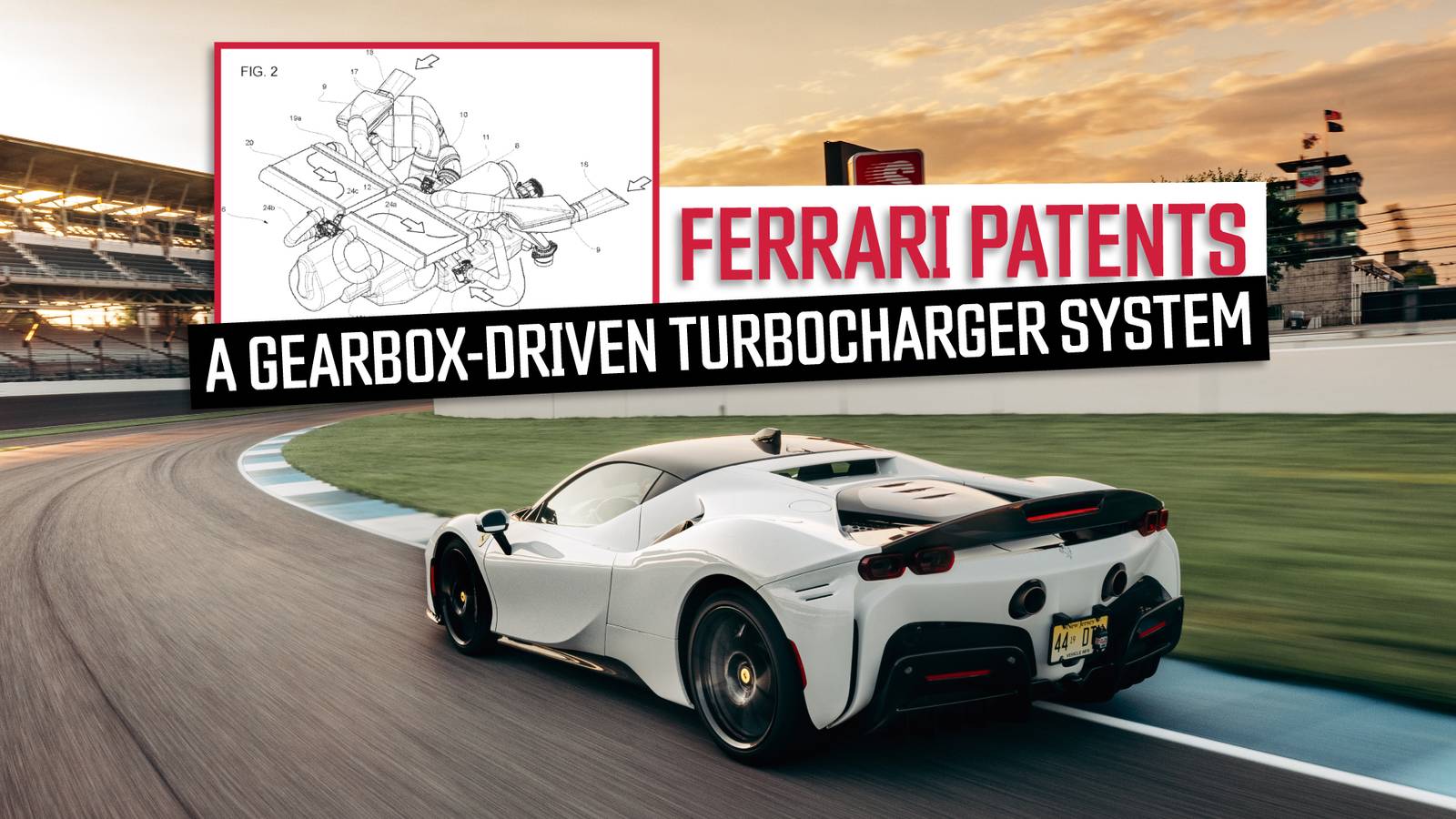 Ferrari Solves Turbo Lag With 'Turbo Gears' And An Upside Down Engine
