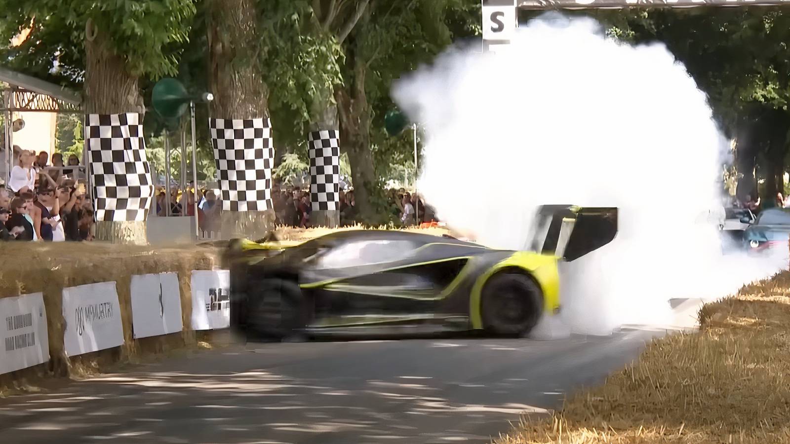 WATCH: 2,000-HP Lotus Evija X Instantly Wrecked At Goodwood Festival Of ...