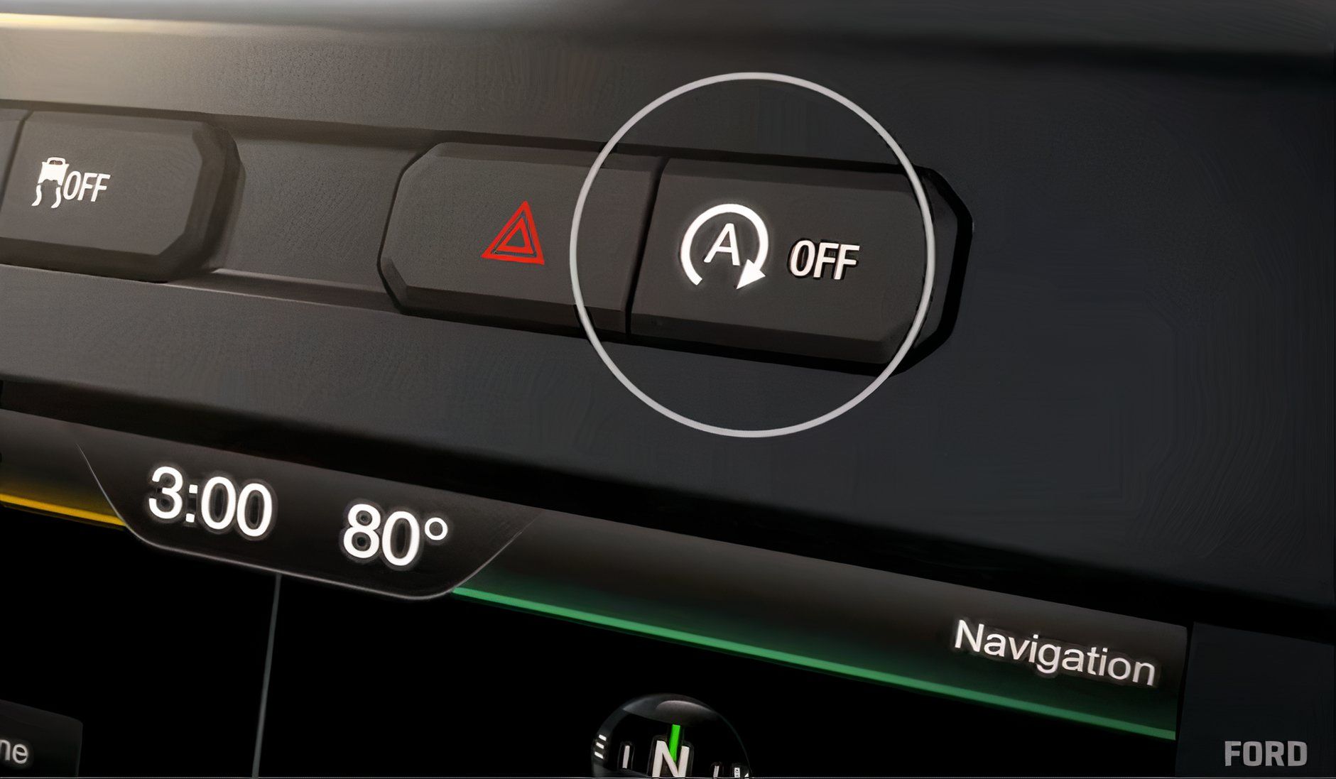 What's The 'A' Button With A Circle Around It In My Car?