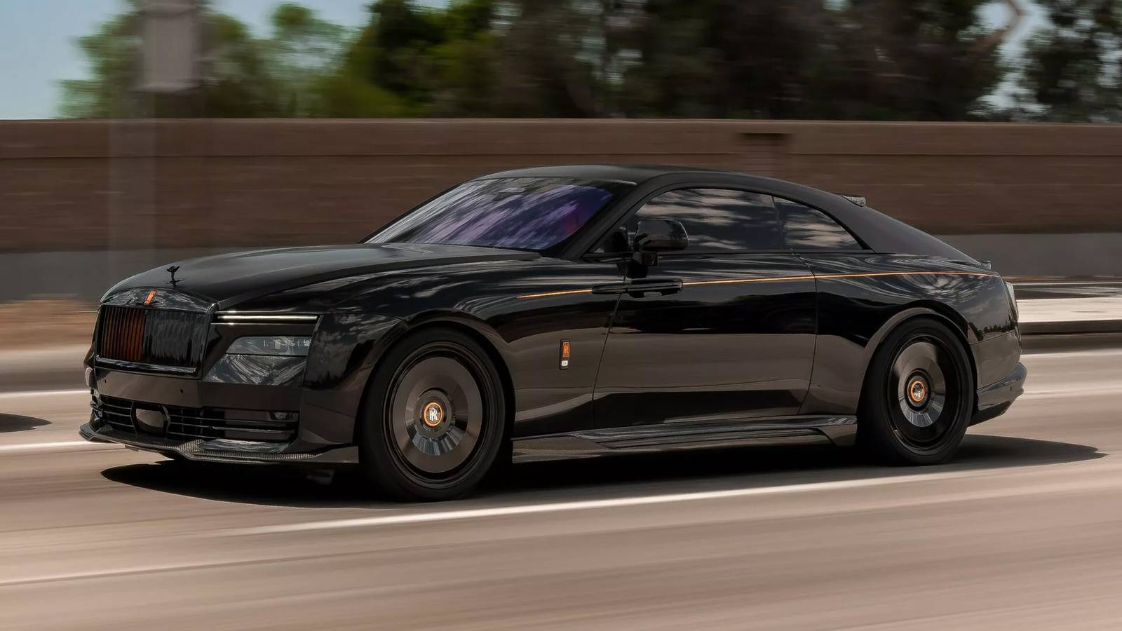 Carbon Body Kit Transforms Rolls-Royce Spectre Into A Sinister Beast