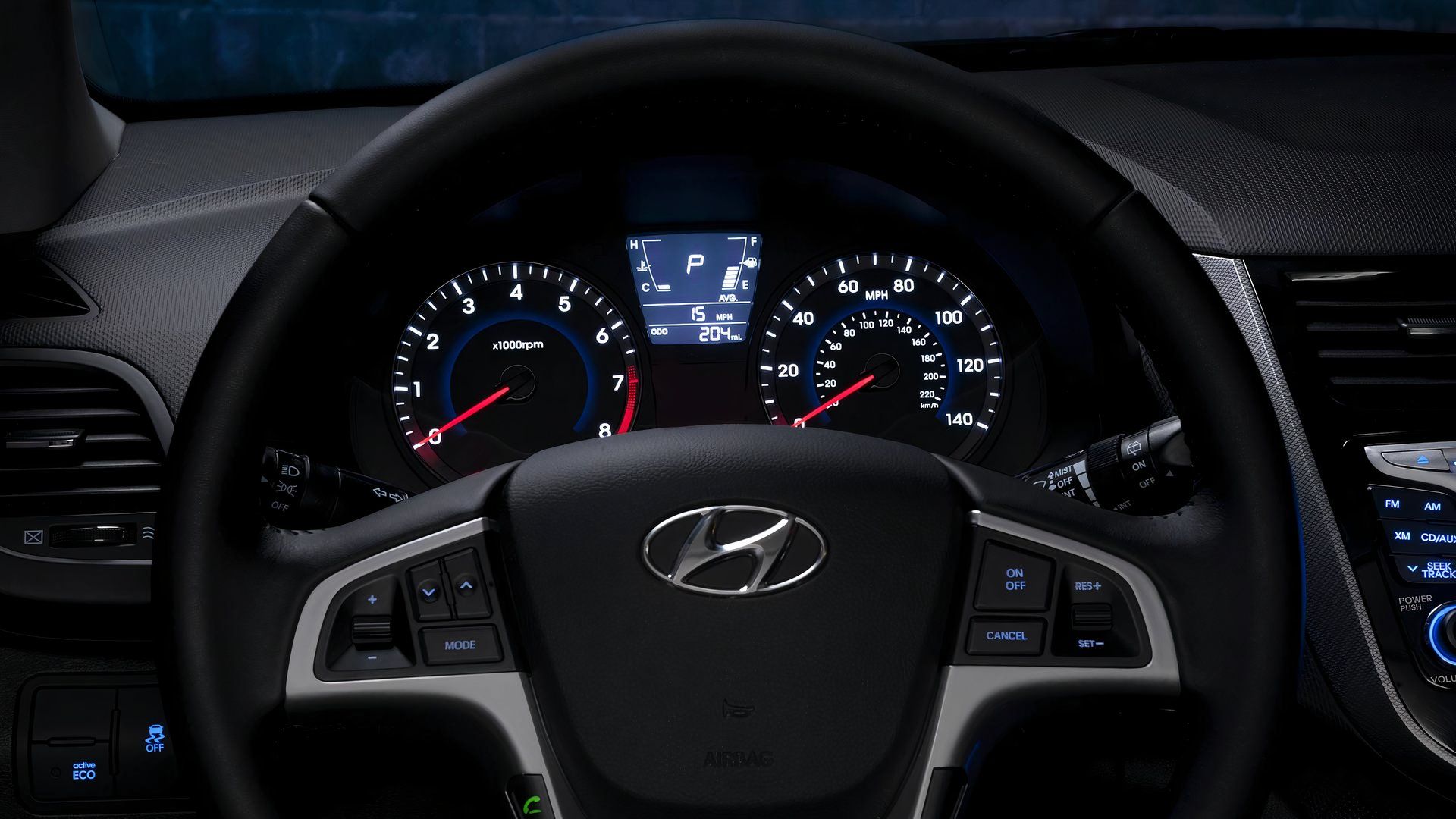 Hyundai accent 2012 interior store
