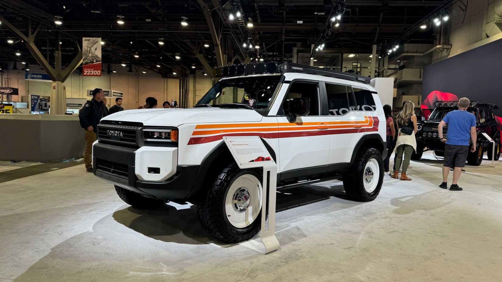 Toyota Crowns SEMA Mega-Display With Drift Truck And Land Cruiser Trio