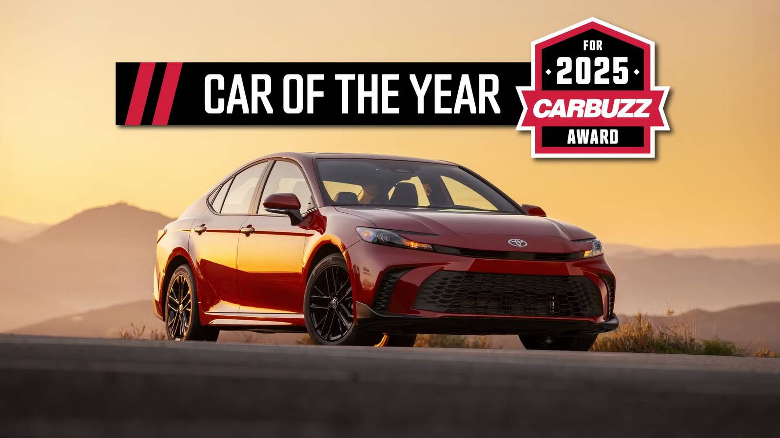 2025 Toyota Camry Crowned First-Ever CarBuzz Car Of The Year