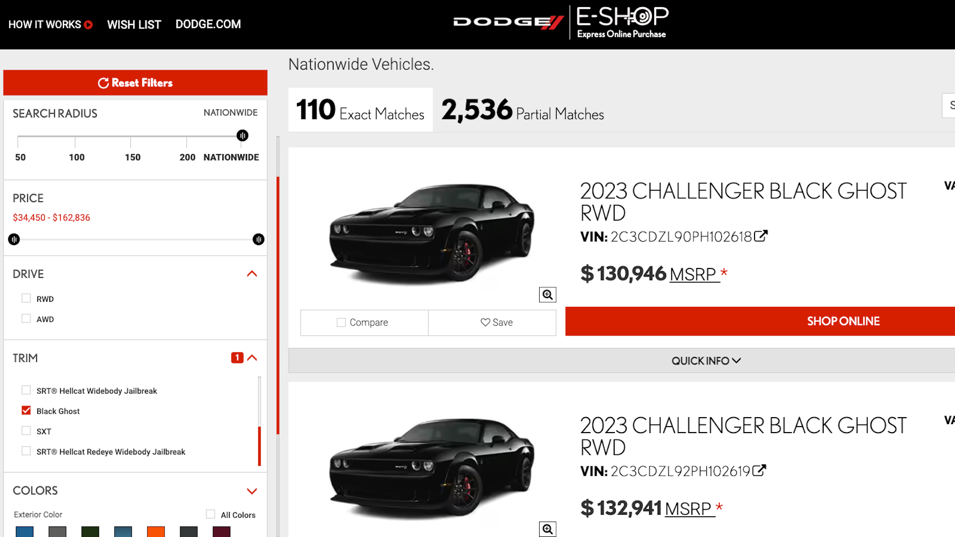 Why Does No One Want The Last 109 Dodge Challenger Black Ghosts?
