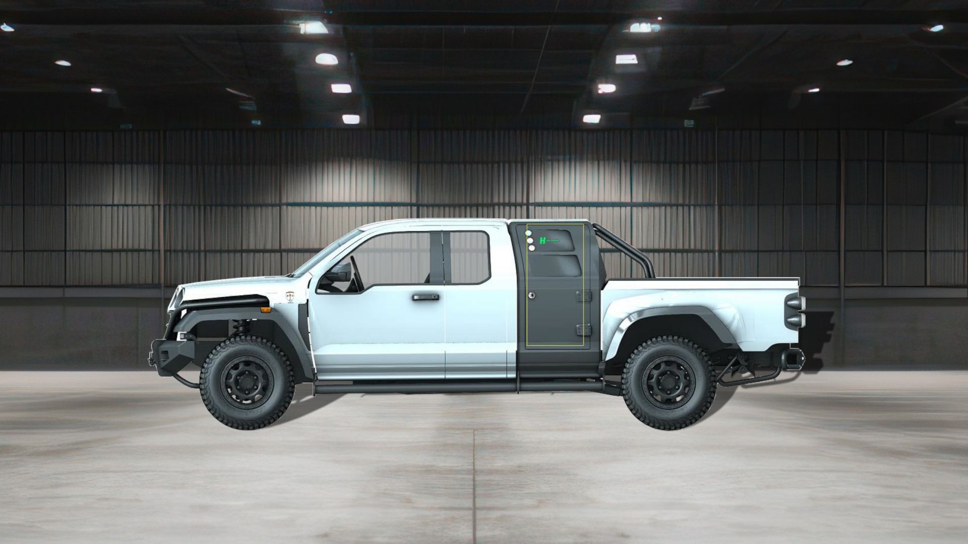 American Hydrogen Pickup Truck Teased With "Similar Cost, Capacity ...