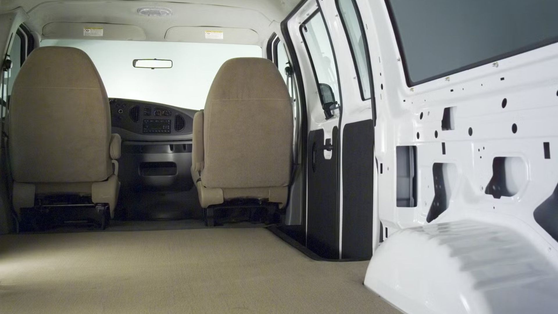 Ford Econoline Cargo Van Interior 2007 Ford E150 Quigley 4X4 Super