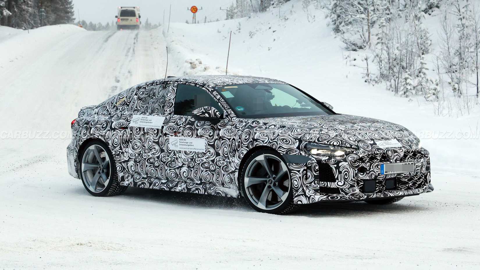 2026 Audi RS5 Sedan Spied Testing At The Nurburgring