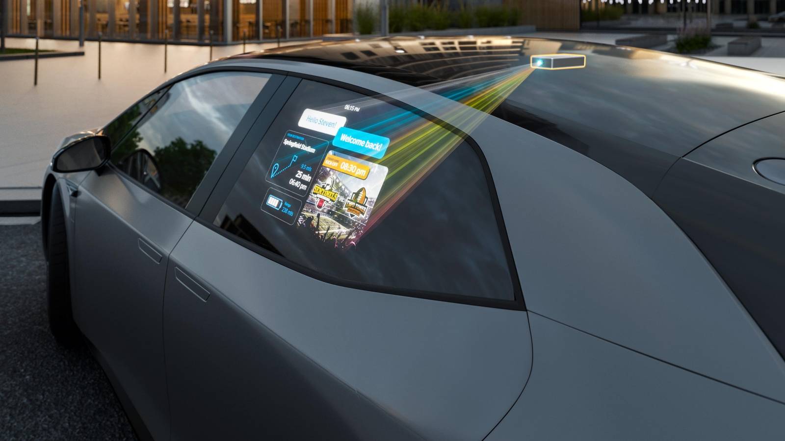 Car Windows Are About To Turn Into Customizable Displays