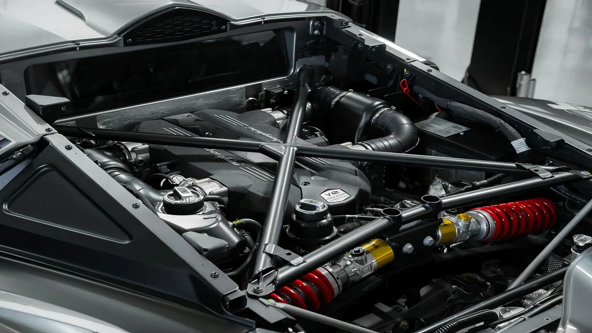 Lamborghini Veneno Engine Bay