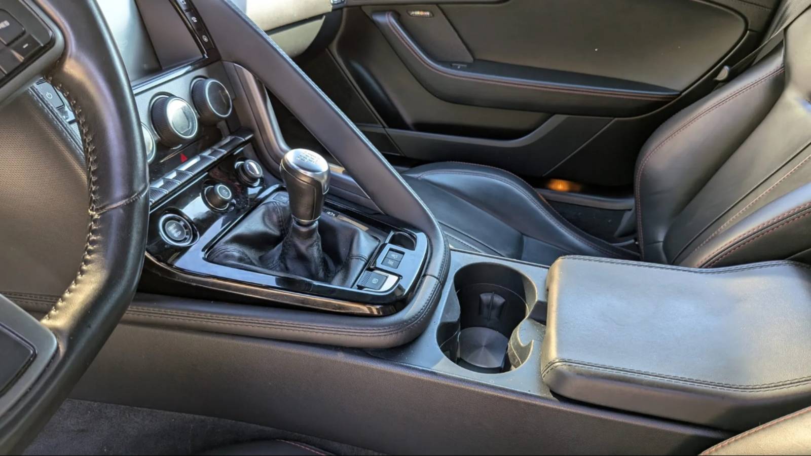 jaguar sports car interior