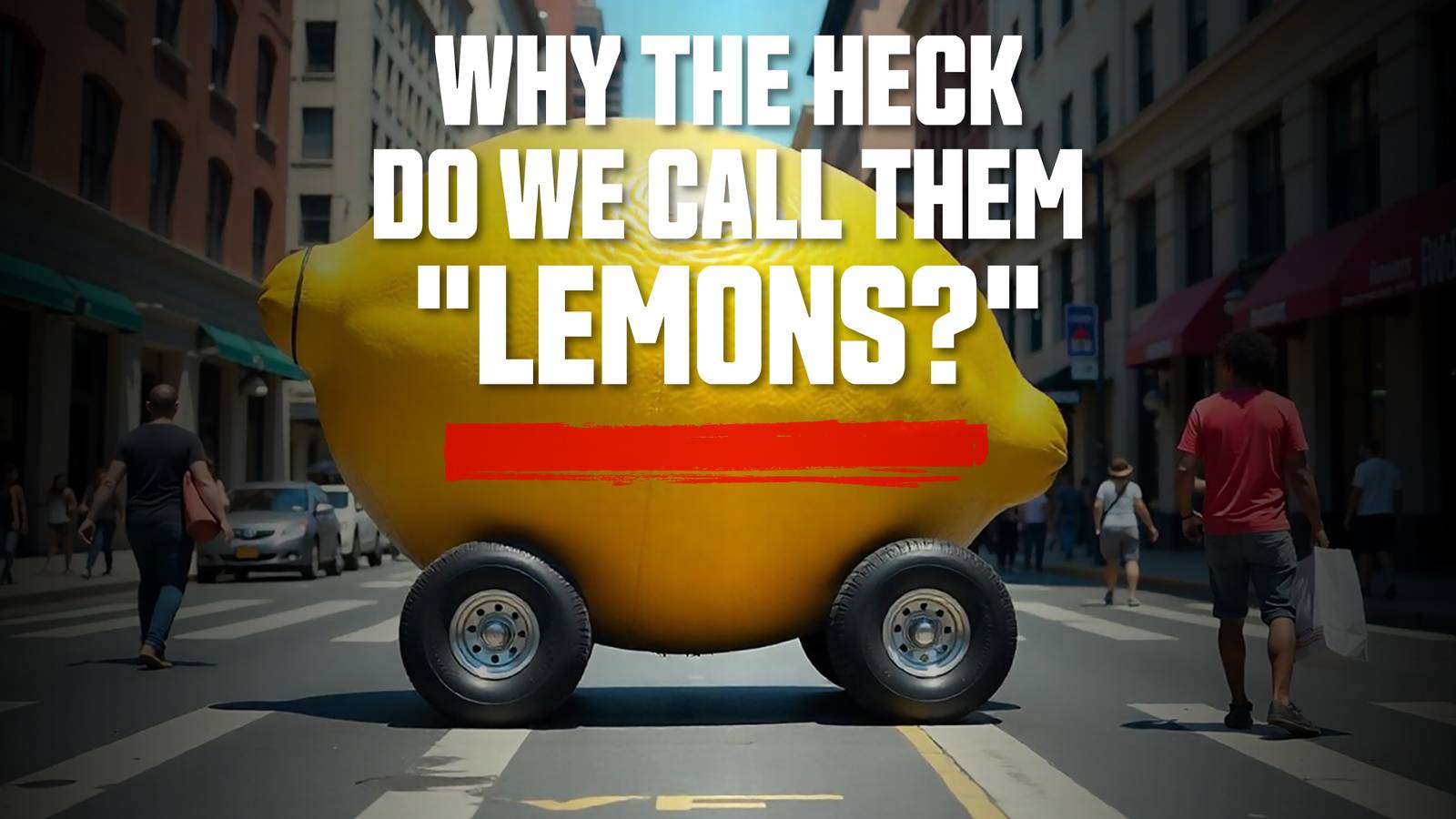 When Did We Start Calling Cars "Lemons?"