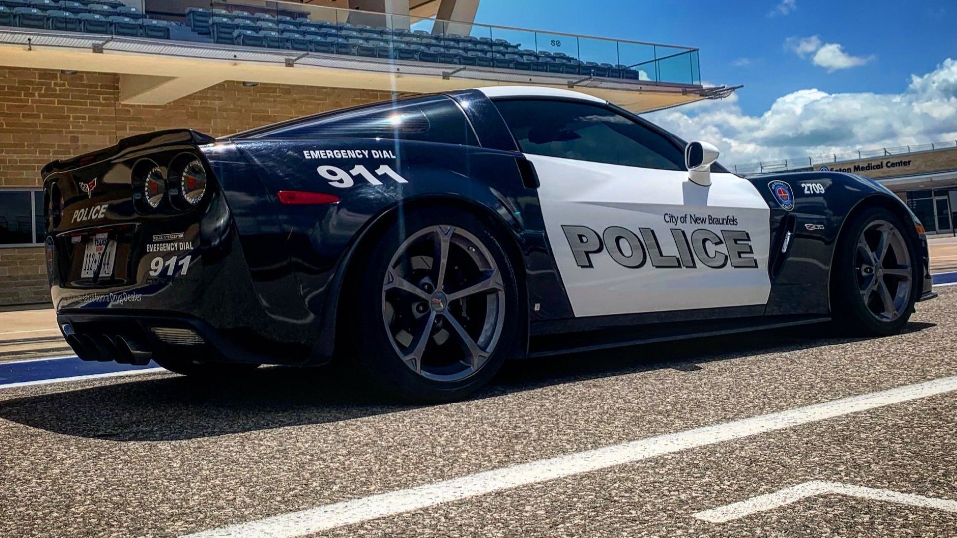 Corvette Z06 Police Car Chambersburg PD Investigating Theft Of