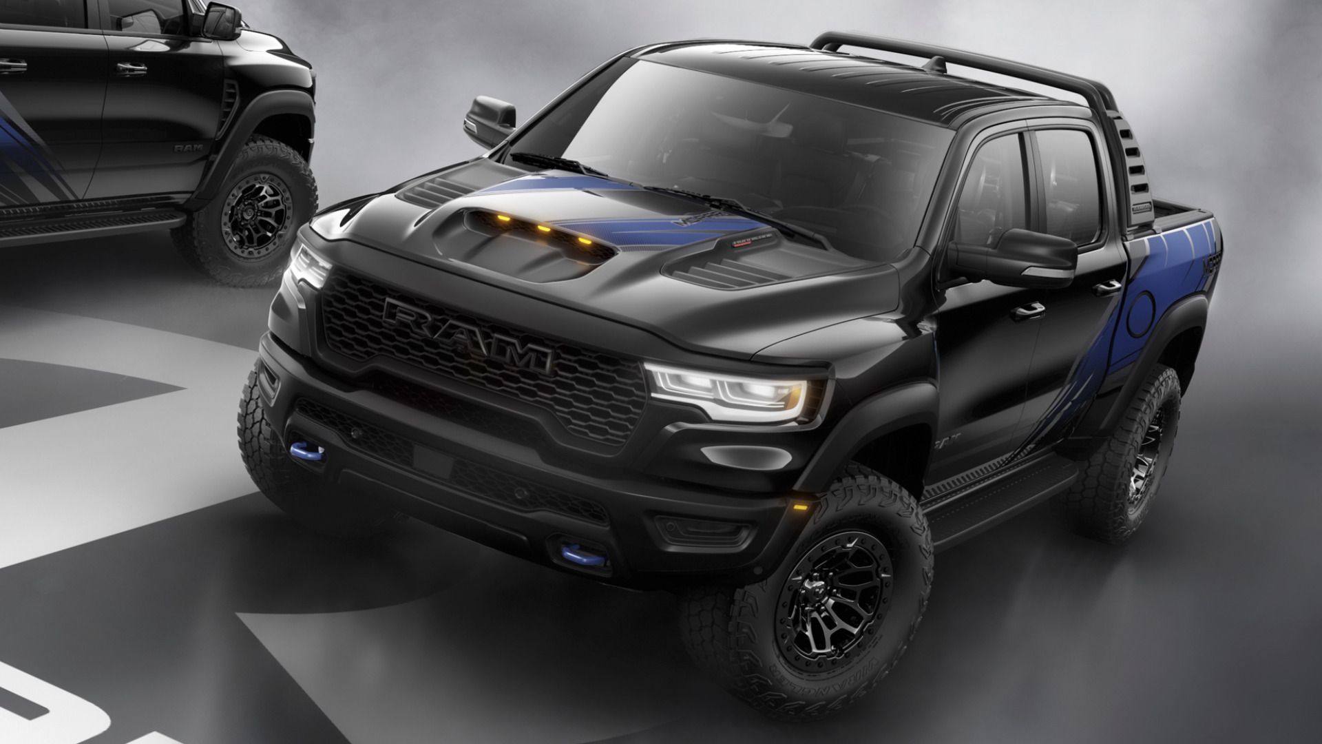 Mopar Turns The Ram 1500 RHO Into A Black And Blue Bruiser