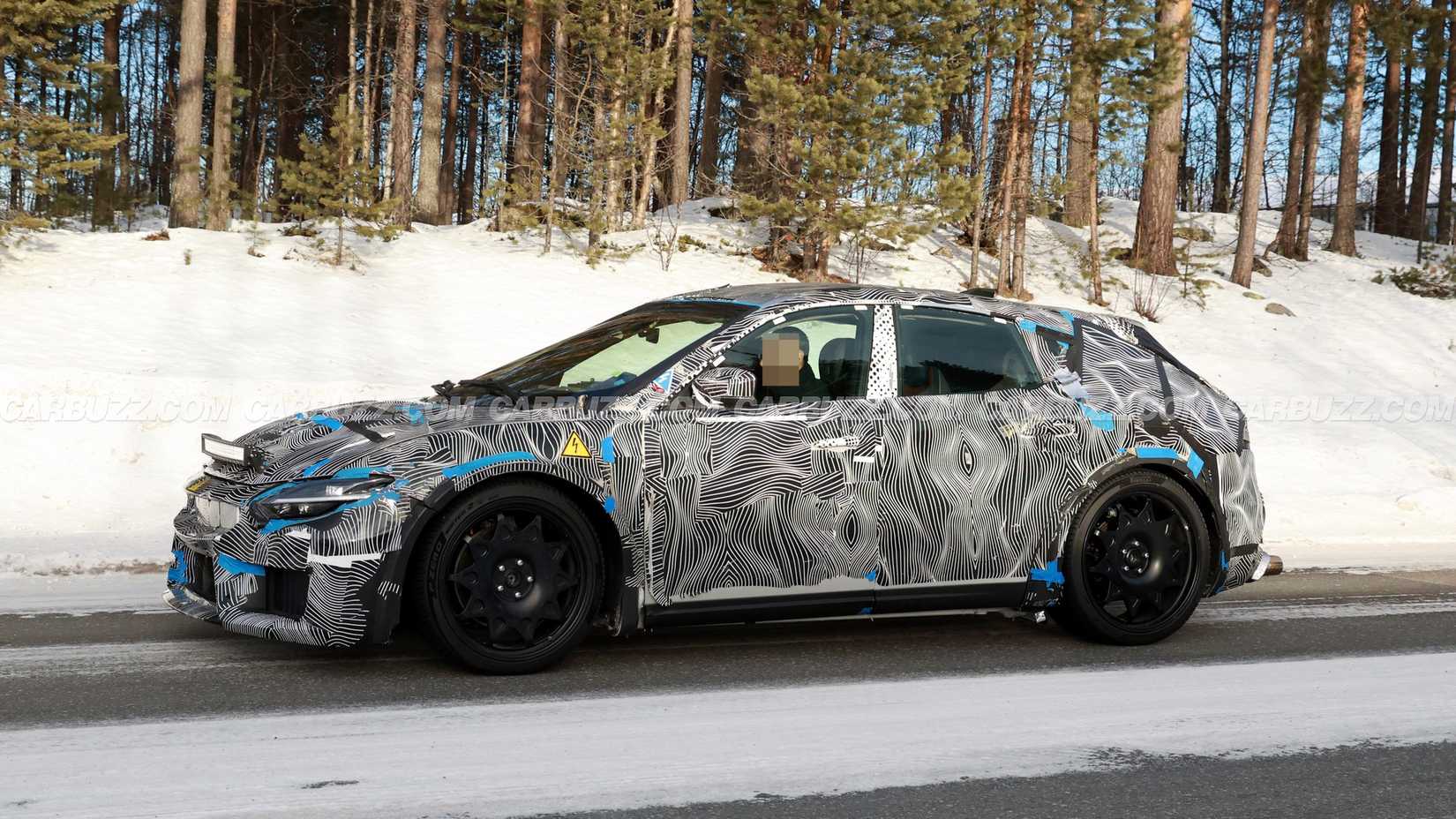 Ferrari 'Electtrica' Electric Prototype Spied In Public With Productin Body