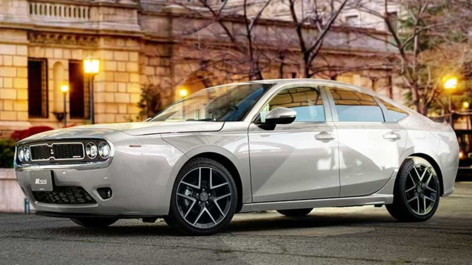 Japan's Miniature Knock-Off Dodge Challenger Is A Honda Civic In Disguise