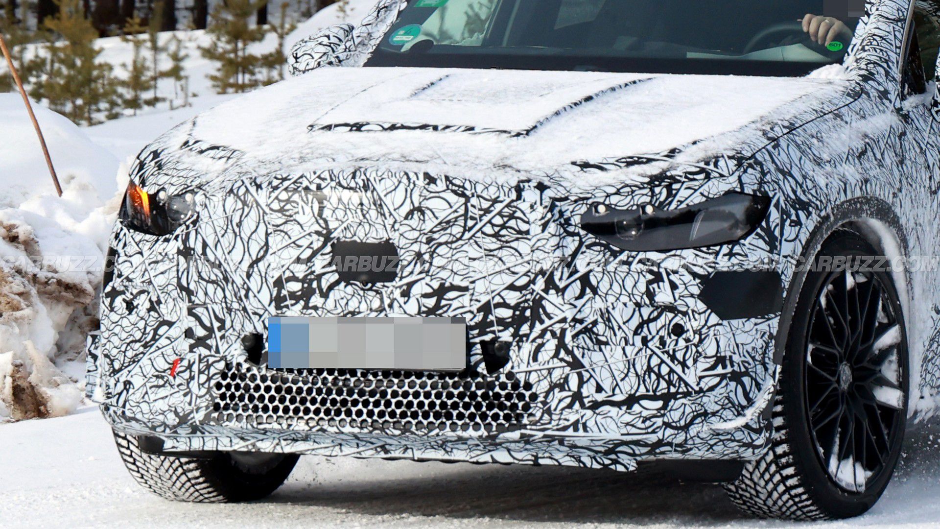 Refreshed Mercedes-Benz GLC 53 Drop Nearly All Camo In New Spy Photos