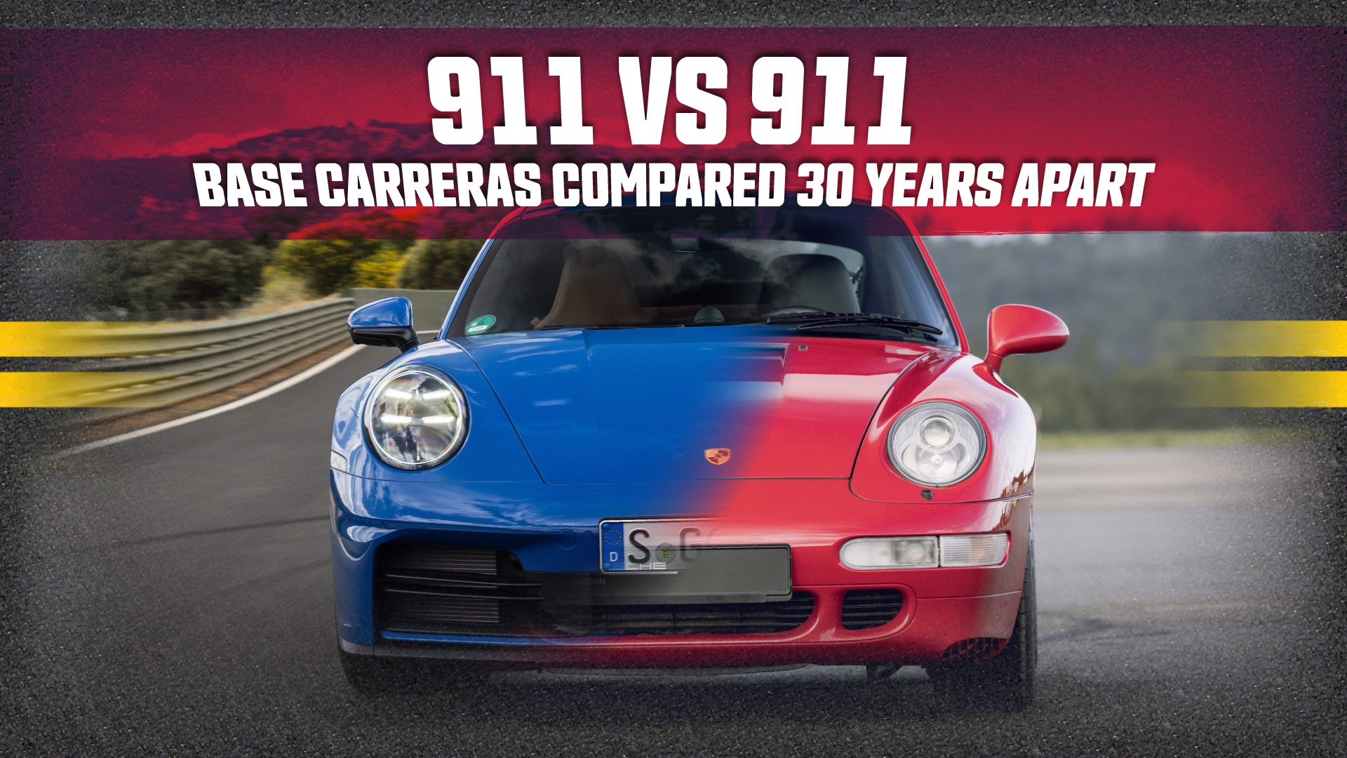911 vs 911 - Base Carreras Compared 30 Years Apart