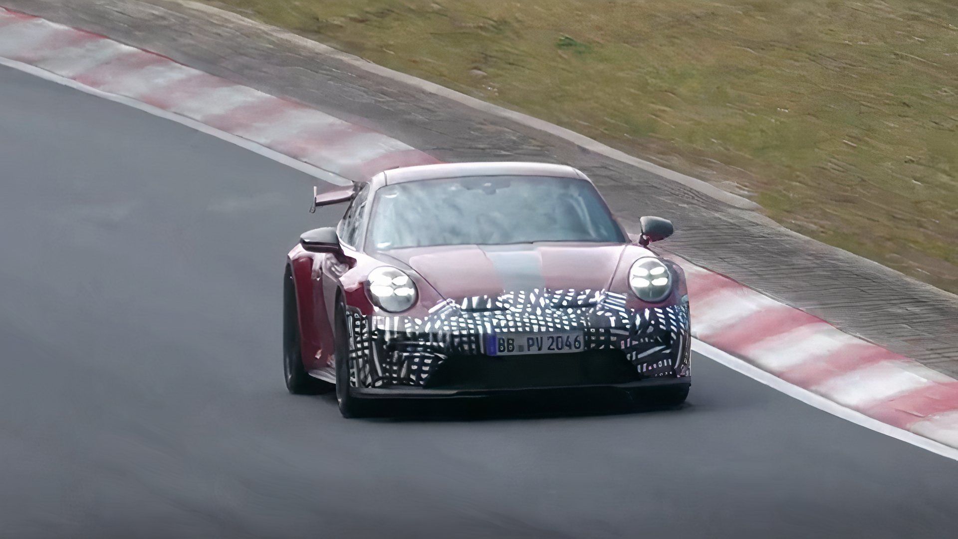 The 2026 Manthey Porsche 911 GT3 MR 992.2 Spotted at the Nurburgring