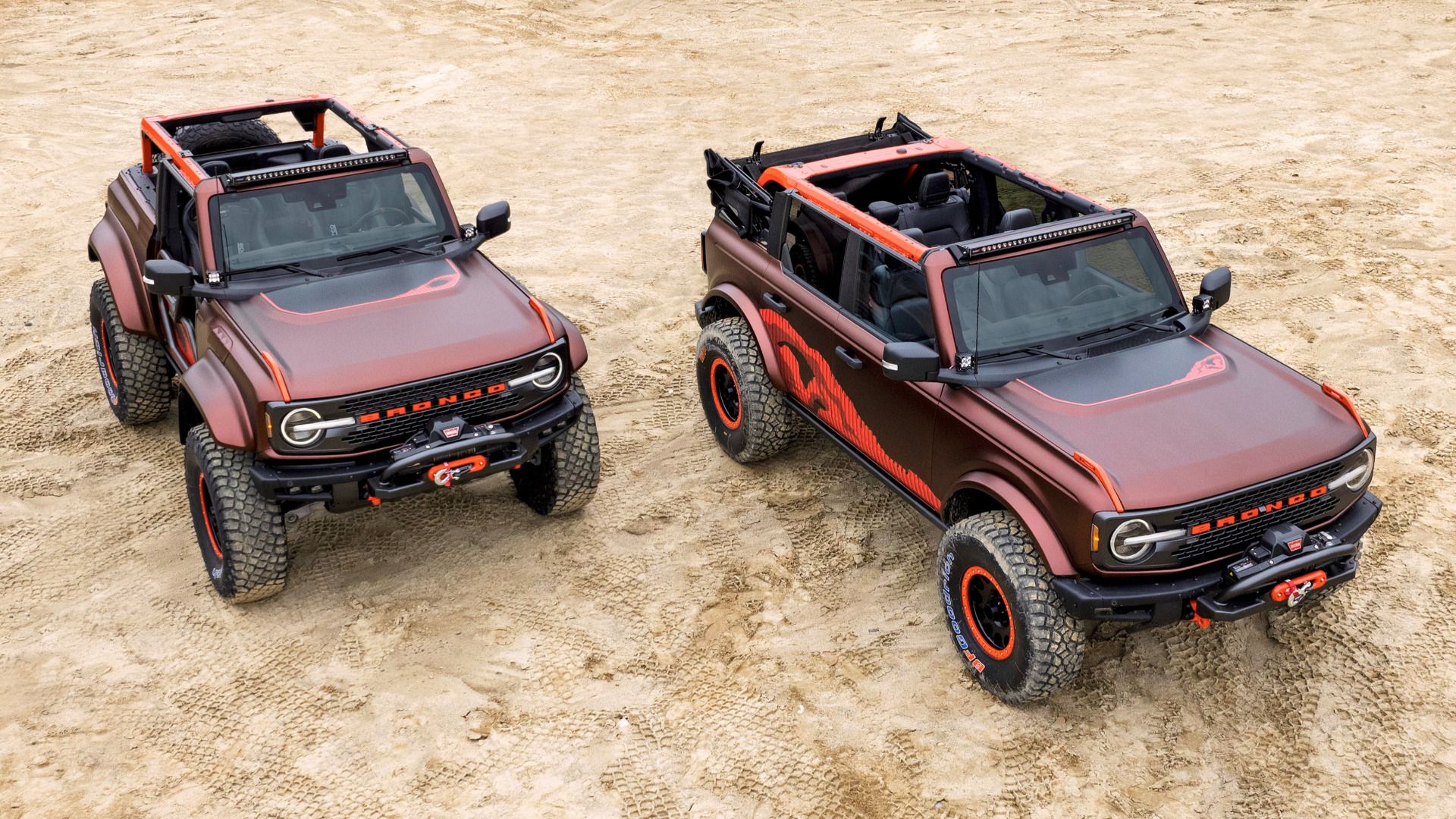 Ford Brings Custom Broncos To Jeep's Turf