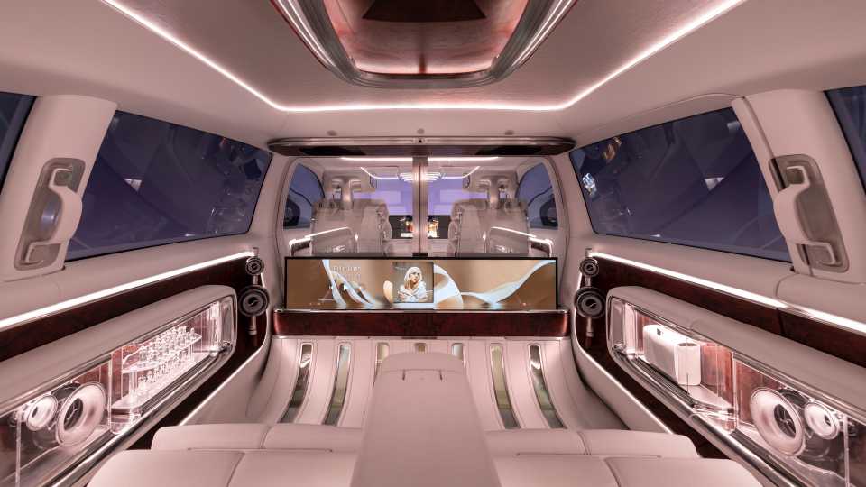 The Mercedes-Benz Vision V Concept Is The Living Room Of Your Dreams