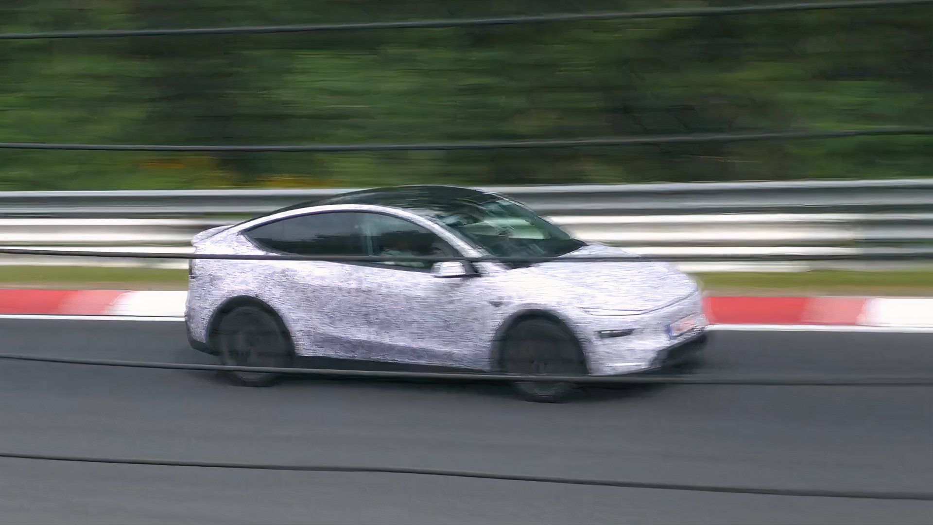 Spy Shots: The 2026 Tesla Model Y Performance Spotted At The Nürburgring