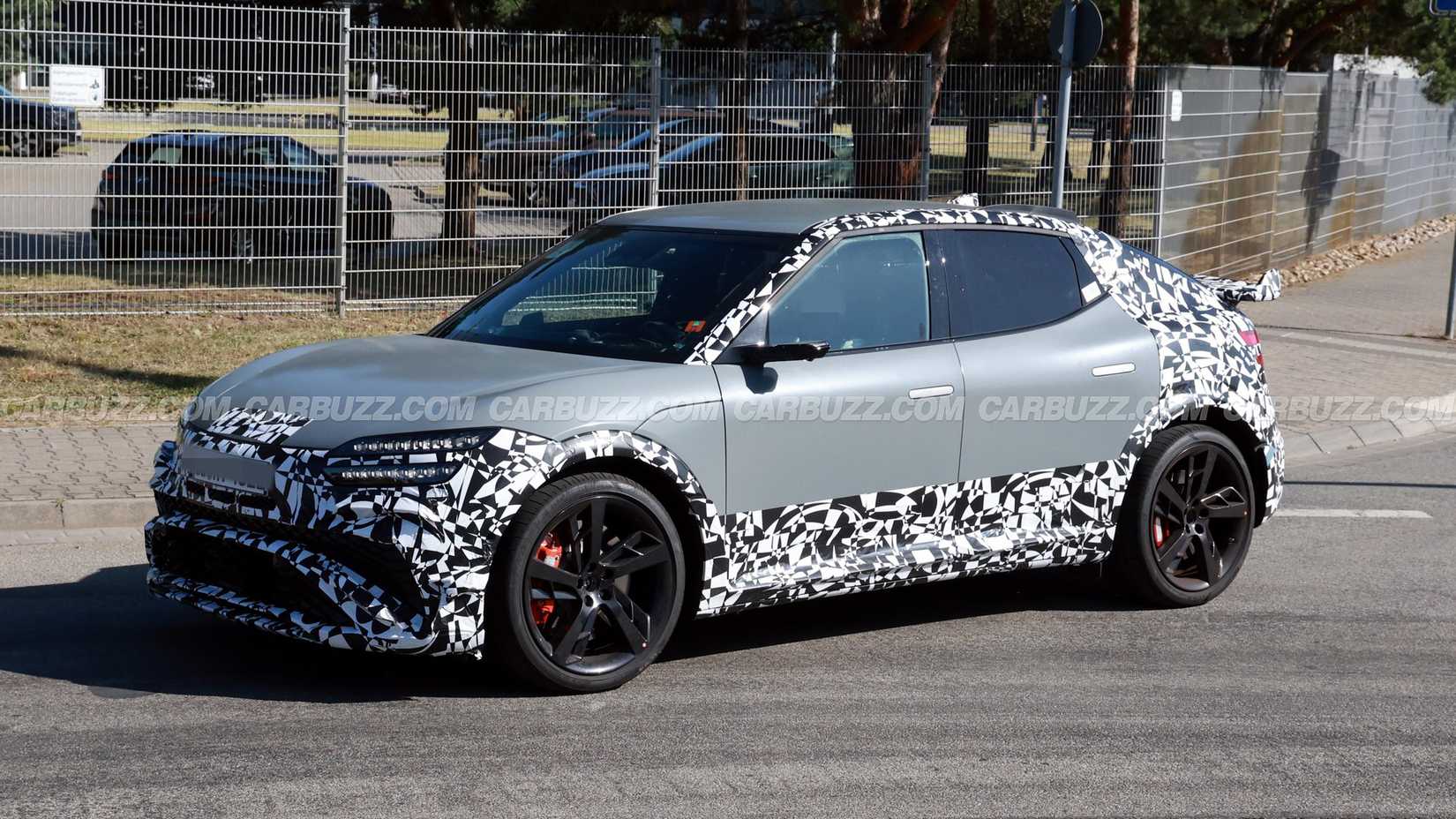 Genesis GV60 Magma Prototype Spied On Video Testing At Nurburgring