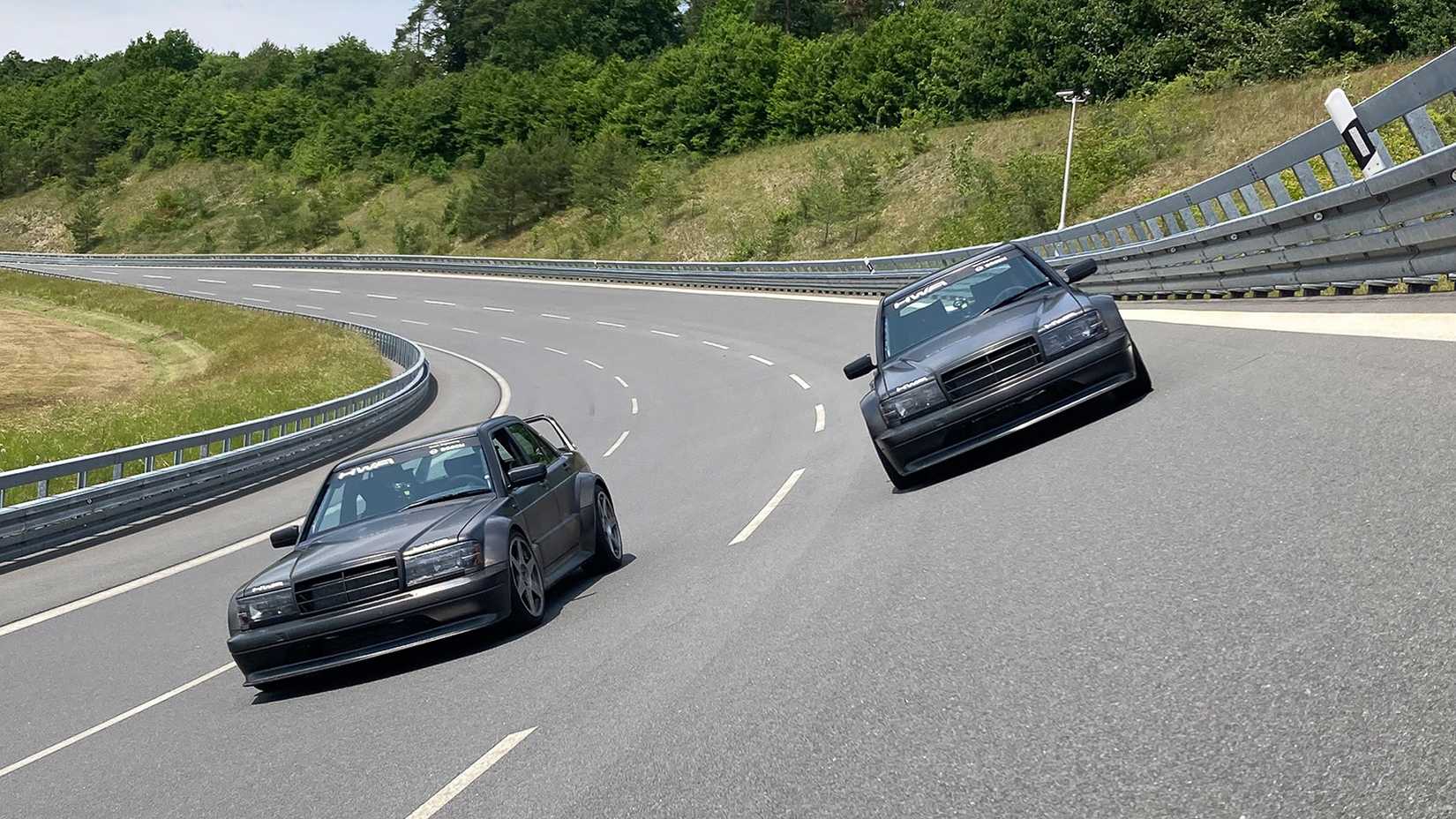 HWA Continues Testing EVO Prototype Tribute To Mercedes 190E 2.5-16 Evo ...