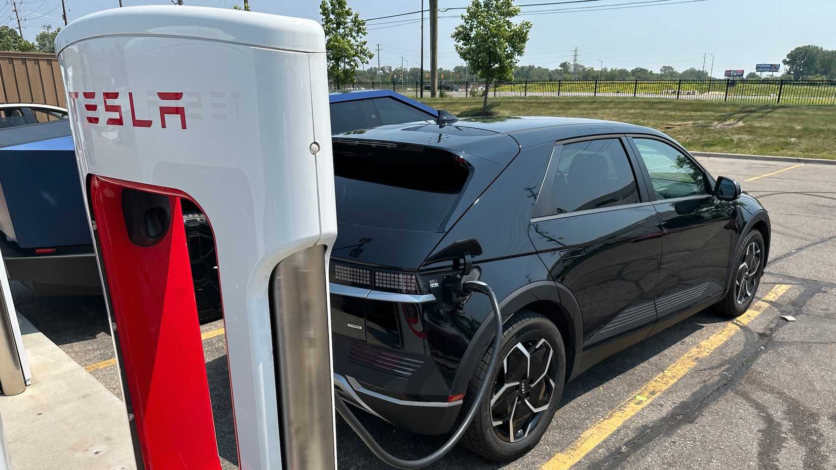 I Charged My Hyundai Ioniq 5 At A Tesla Supercharger: Here's How It Went
