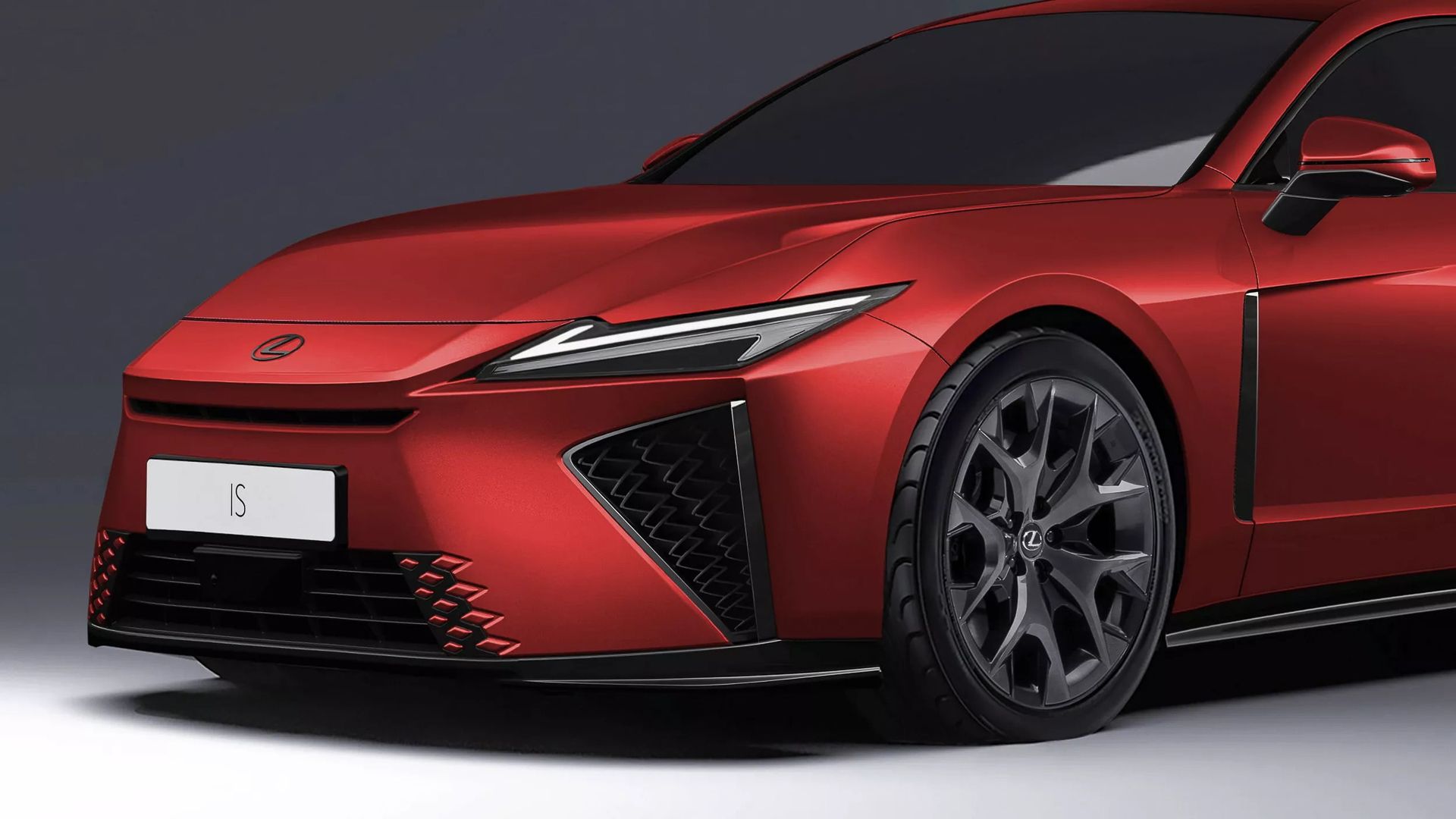 Digital Designer Gives Outgoing Lexus IS An Electric Concept Makeover
