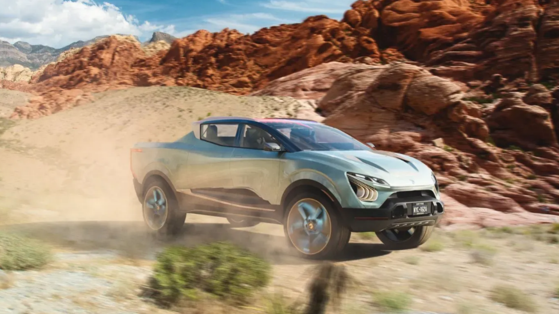 Tech Start-Up Showcases Truck That Runs On Electricity From Electrolytes