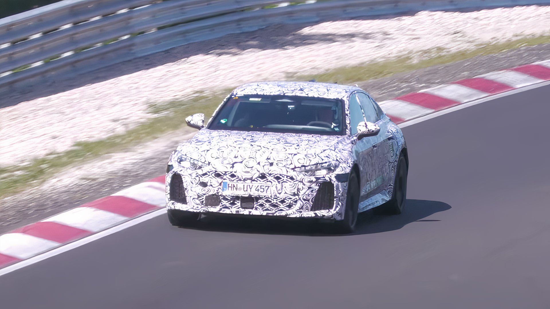 2026 Audi RS5 Sedan Spied Testing At The Nurburgring