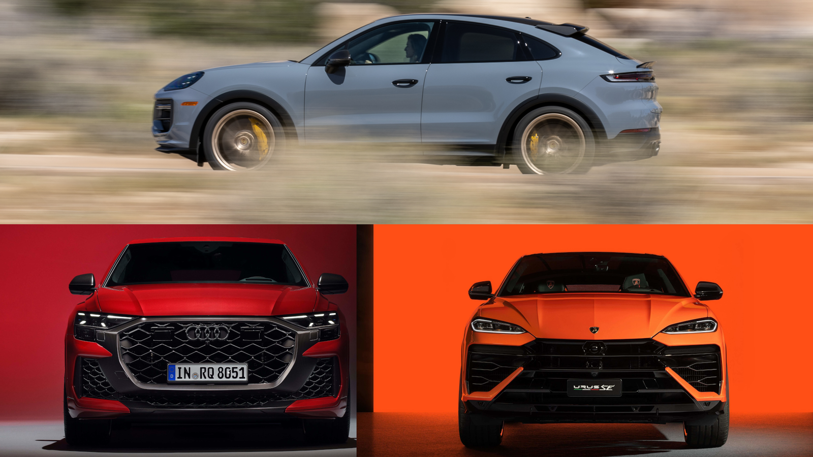 Audi Q8, Porsche Cayenne, and Lamborghini Uris: Which Is Best?