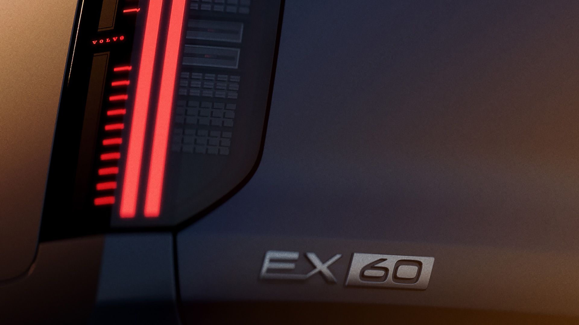 Volvo EX60 Teaser Reveals Sharp Lines On The SUVs Backside