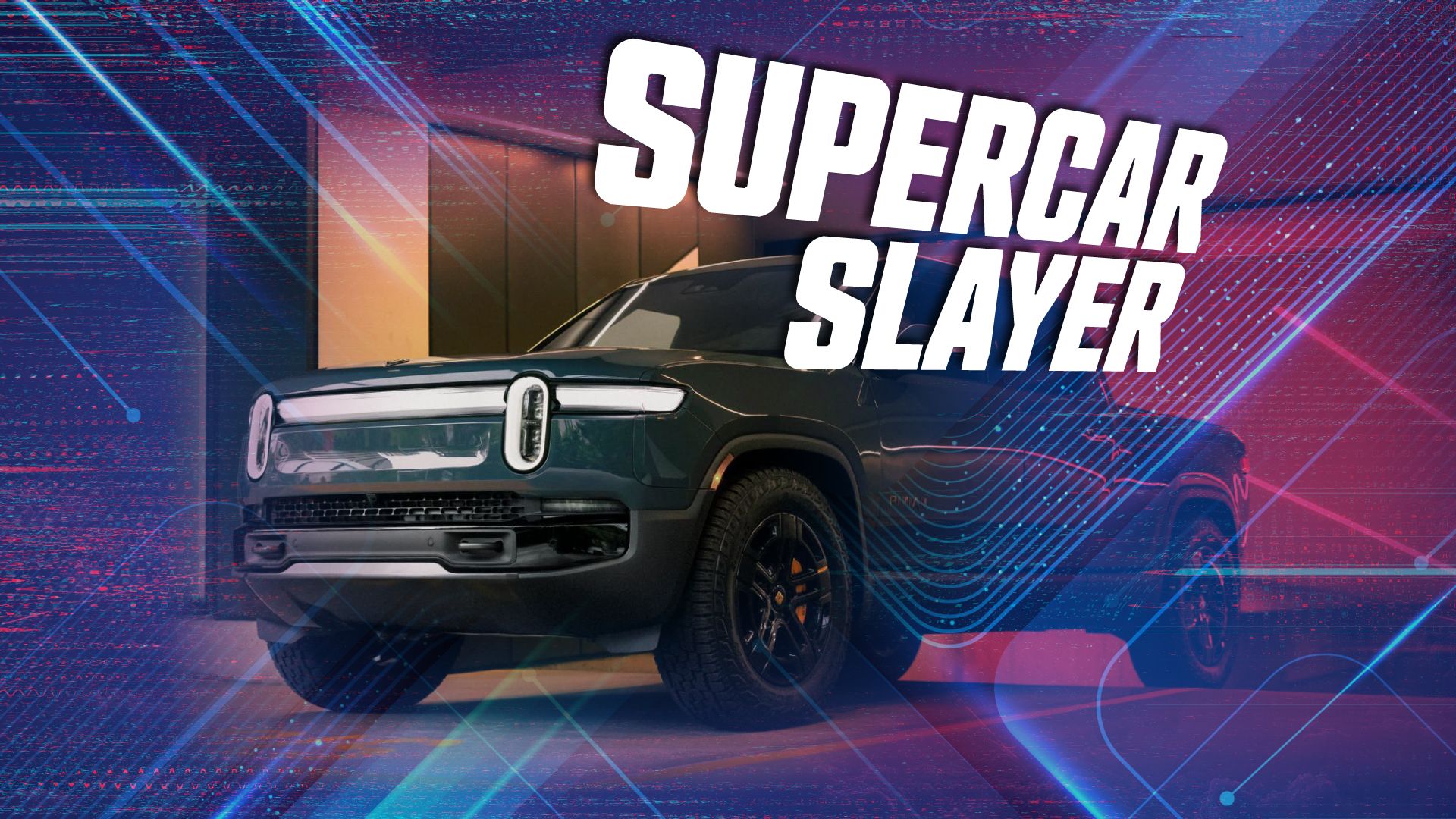 The Rivian R1T Quad Motor Can Outrun All 10 Of These Thoroughbred Supercars