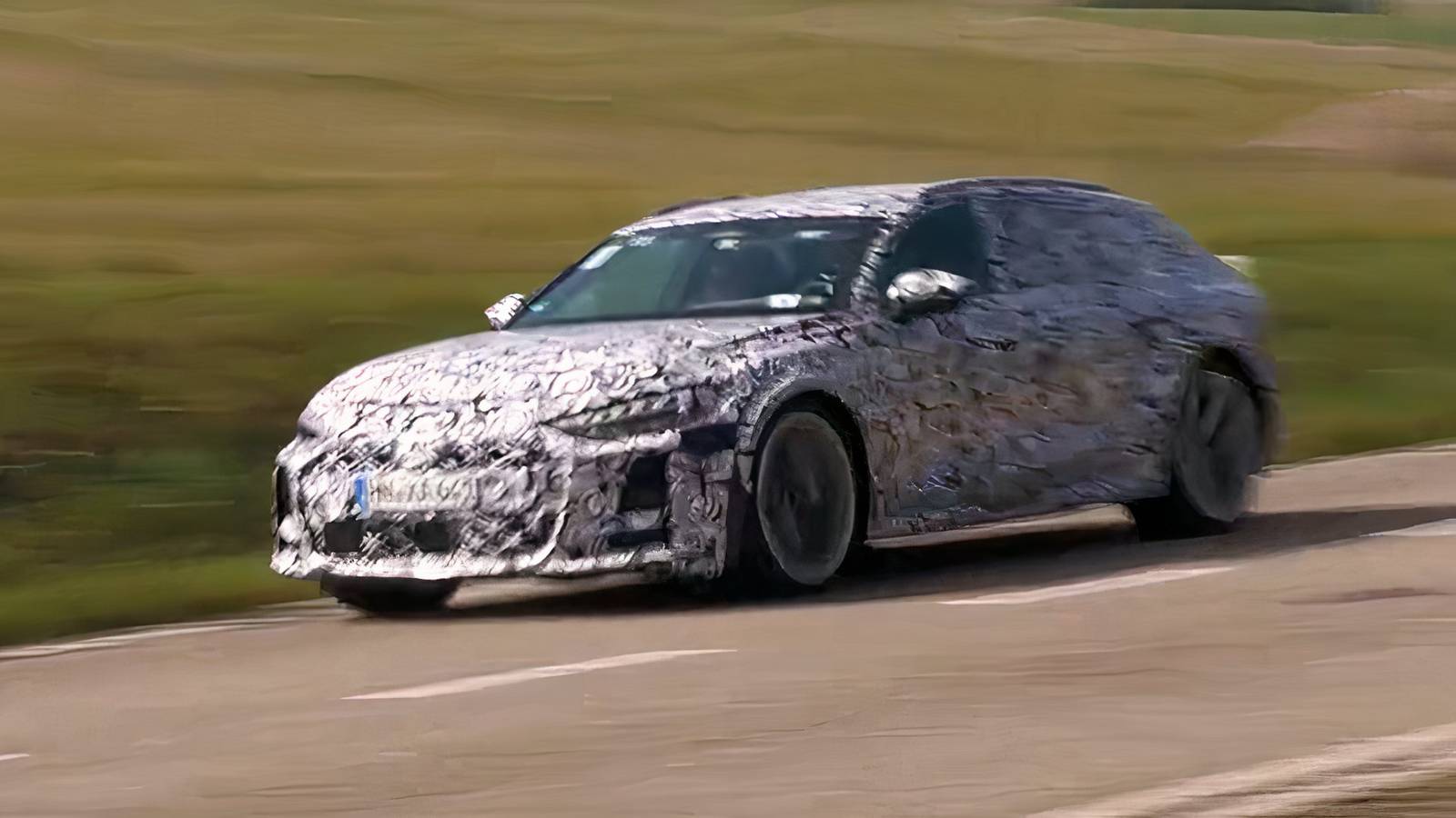 The 2026 Audi RS6 Avant PHEV Was Spotted Testing At The Nürburgring