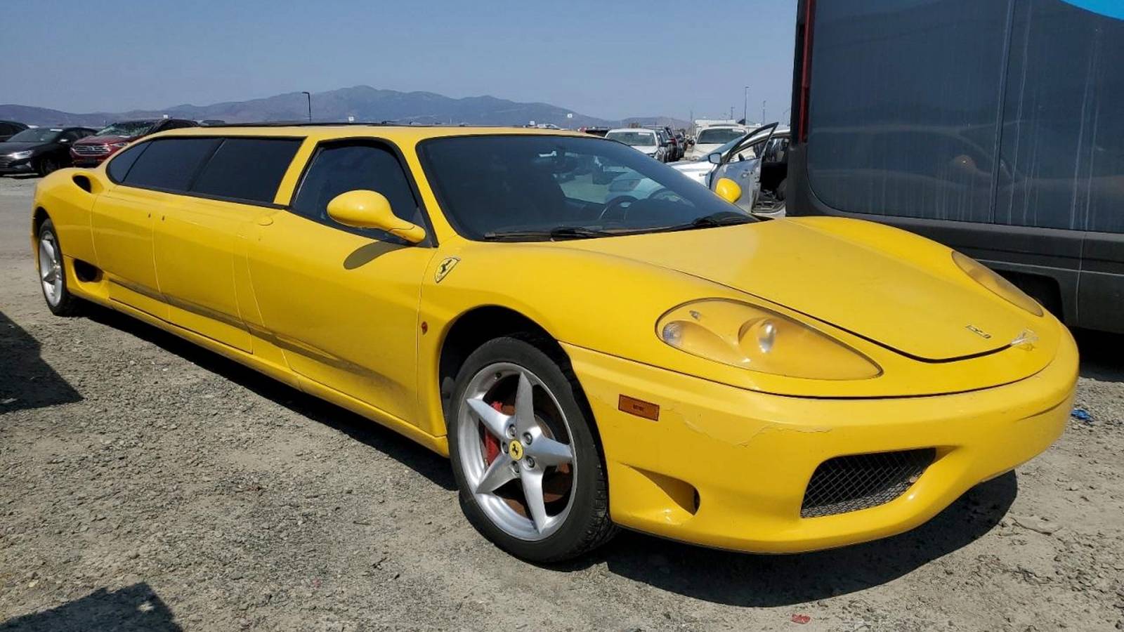 Someone Butchered A Real Ferrari 360 Modena To Create This Stretch Limo