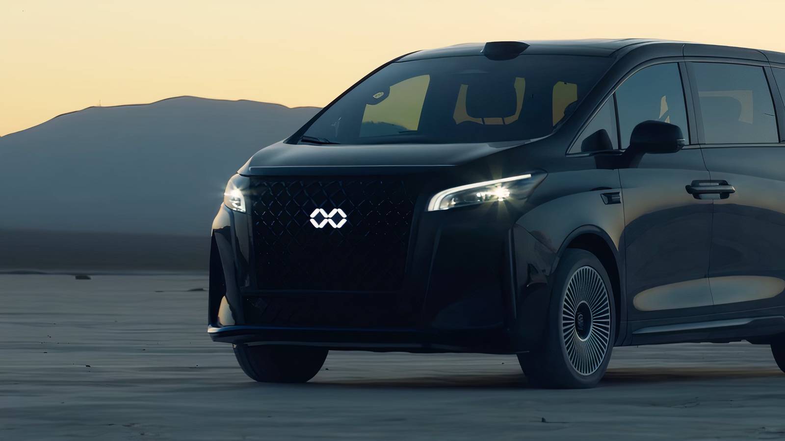 The New Faraday Future FX Super One Van Has An Emoji Face And EREV Power