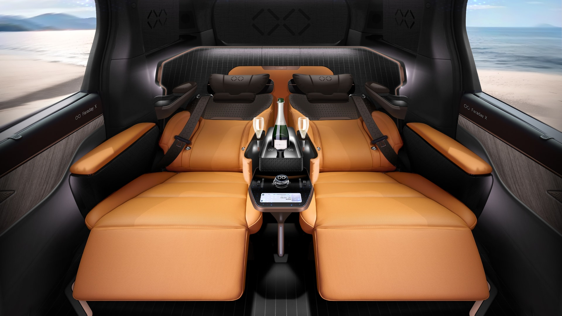 The New Faraday Future FX Super One Van Has An Emoji Face And EREV ...