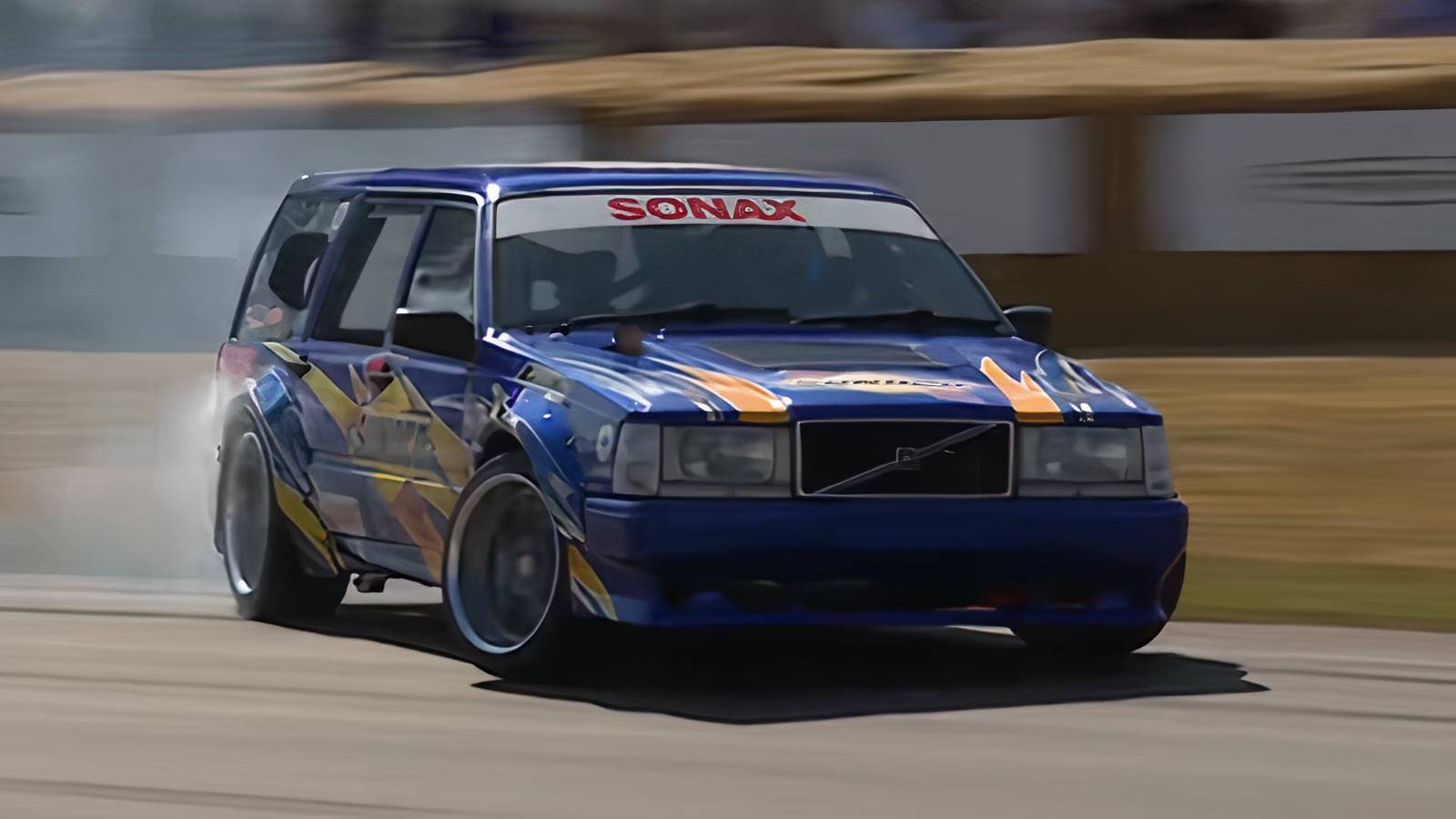 Goodwood Stunner: Kevlar-Wearing Volvo Brick With Rotary Power