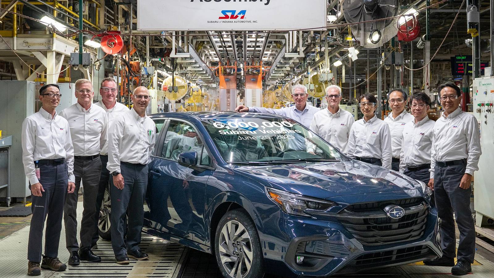 Subaru's Six Millionth US-Built Car Is A Blue Legacy, And One Of The ...