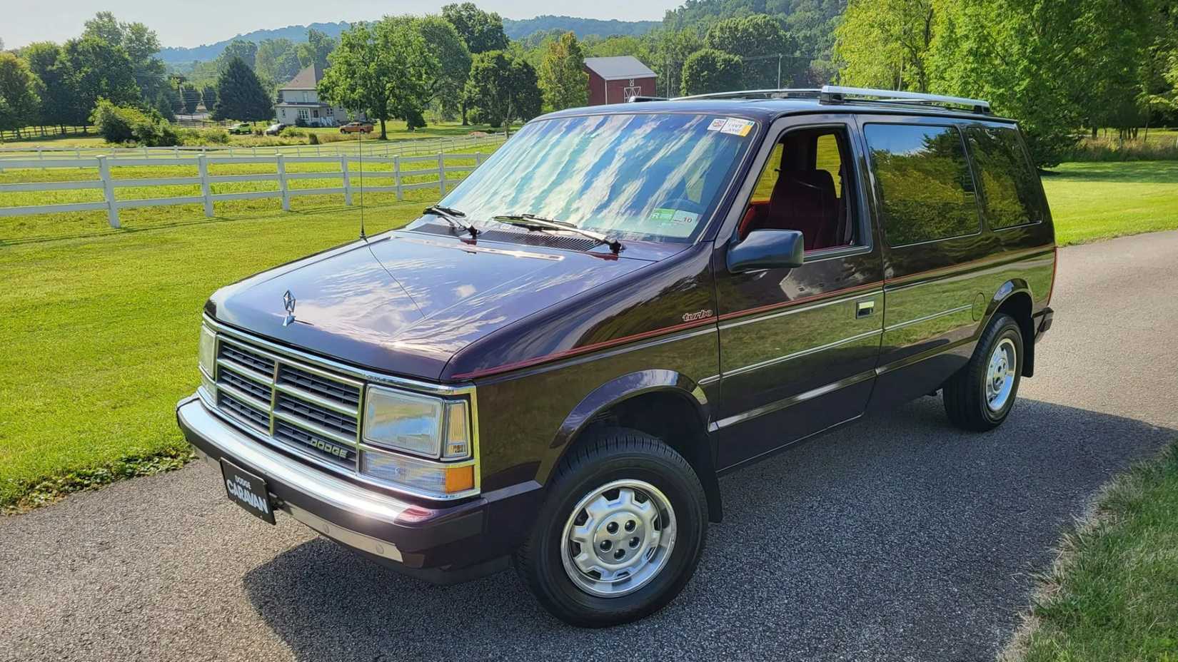 The Dodge Caravan Turbo Was A Very Weird Minivan With Ample Power
